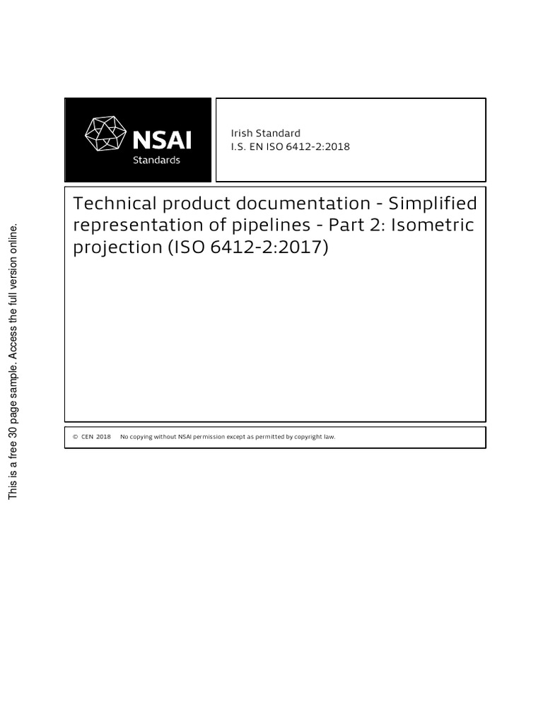 EN ISO 6412-2-2018 | PDF | International Organization For Standardization
