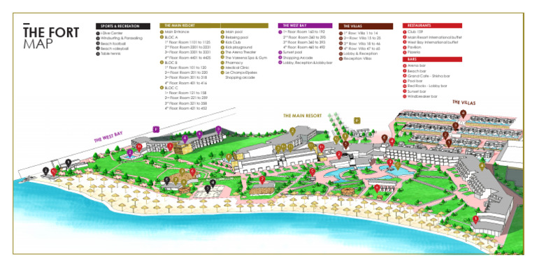 Fort Arabesque Map | PDF