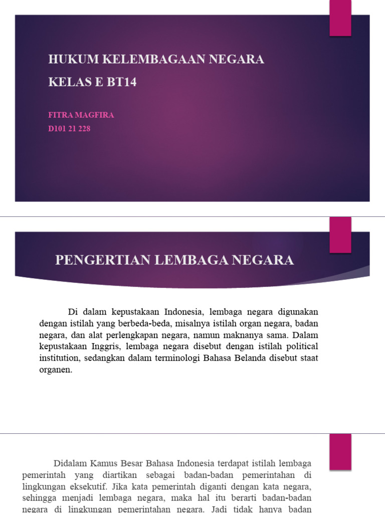 Hukum Kelembagaan Negara | PDF Hukum Kelembagaan Negara | PDF