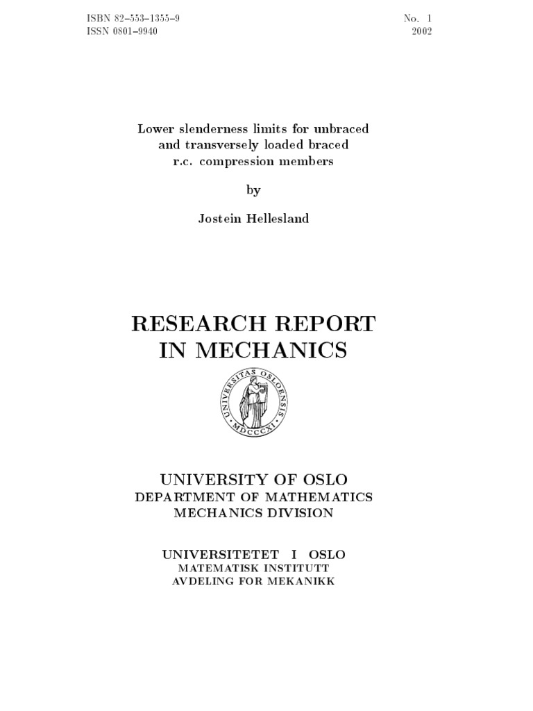 RC Column Buckling | PDF