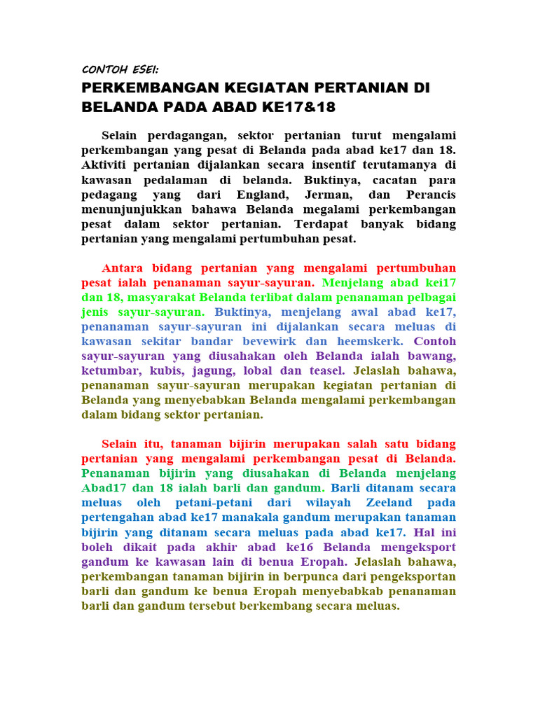 Contoh Esei | PDF | Perjalanan