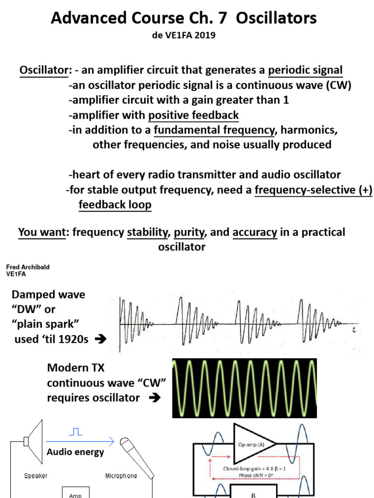 Advanced Chapter 07 Oscillators | PDF | Electronic Oscillator | Analog Circuits