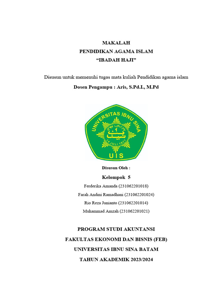 MAKALAH Kel 5 PAI | PDF