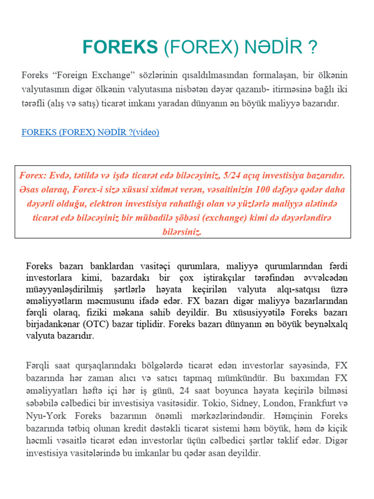 FOREKS | PDF