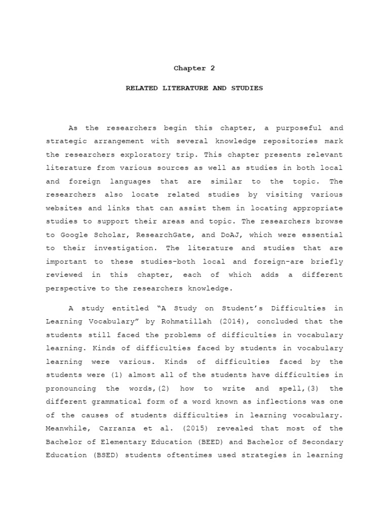 PR2 RRL | Download Free PDF | Verb | English Language