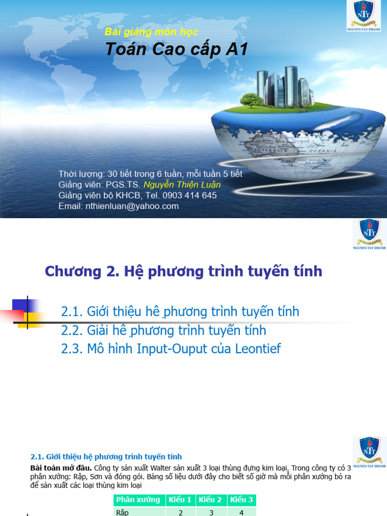 BaiGiangTCC A1 2 | PDF