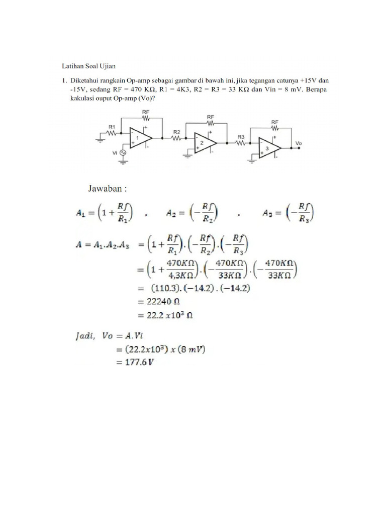 latihan_soal_op-amp | PDF