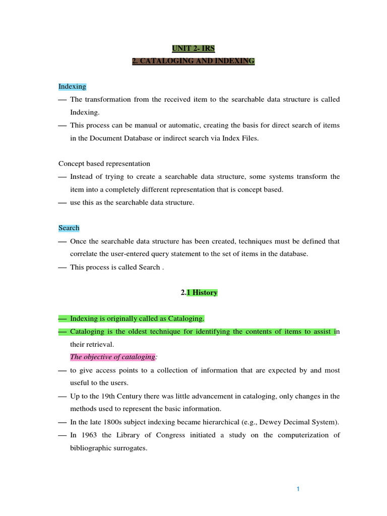 UNIT 2 IRS up | PDF | Search Engine Indexing | Bayesian Network