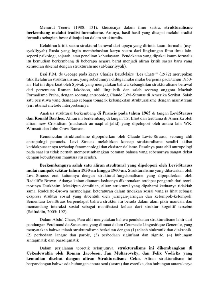 Strukturalisme | PDF
