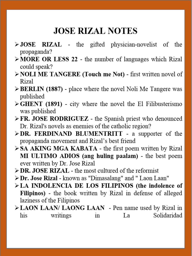 Jose Rizal | PDF