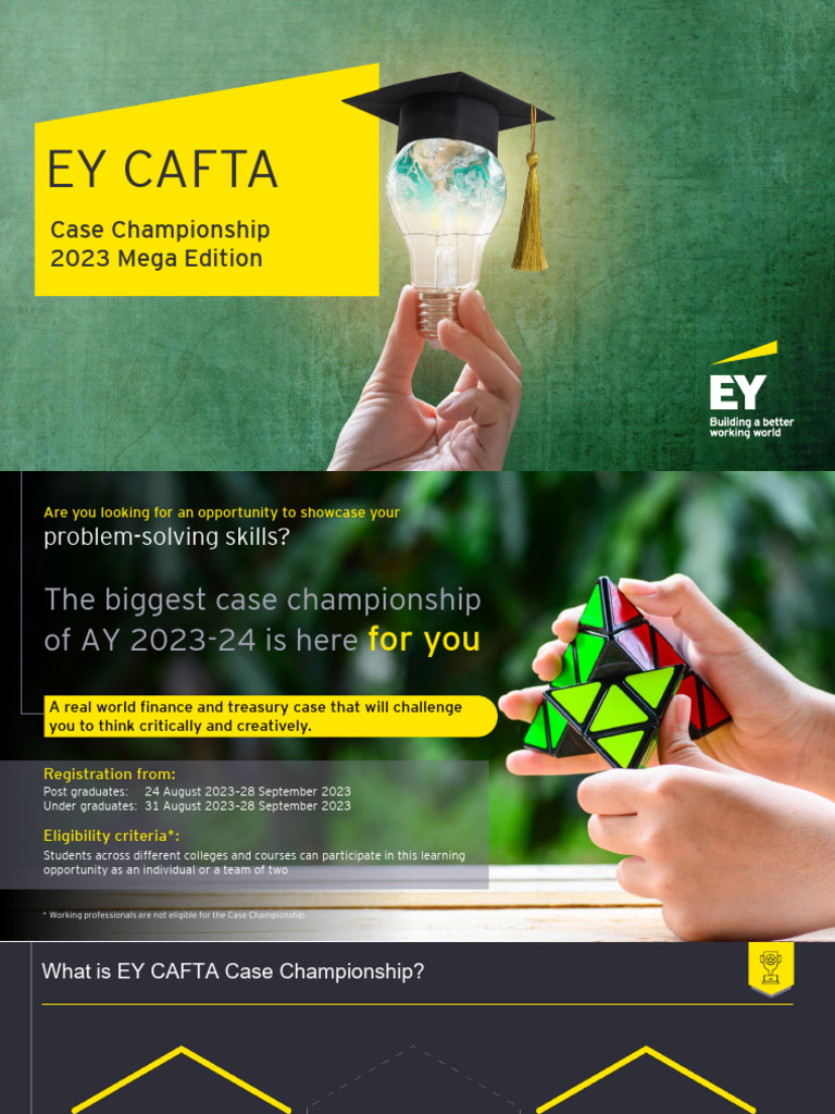 EY CAFTA Case Championship 2023 | PDF | Investing | Money
