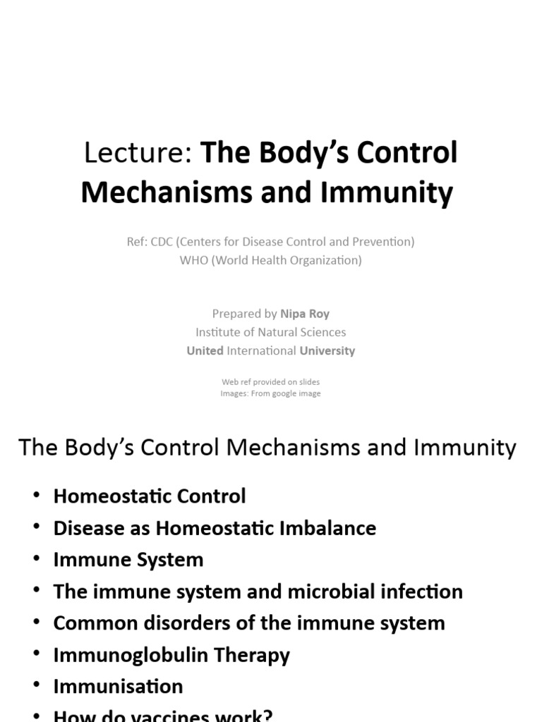 Immunity Haa Modified | PDF | Homeostasis | Immune System
