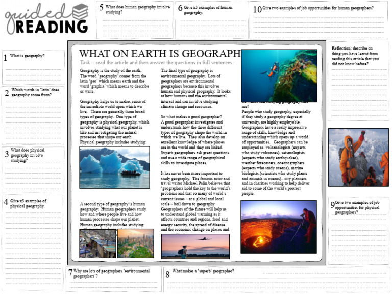 Guided Reading | Download Free PDF | Geography | Earth Sciences