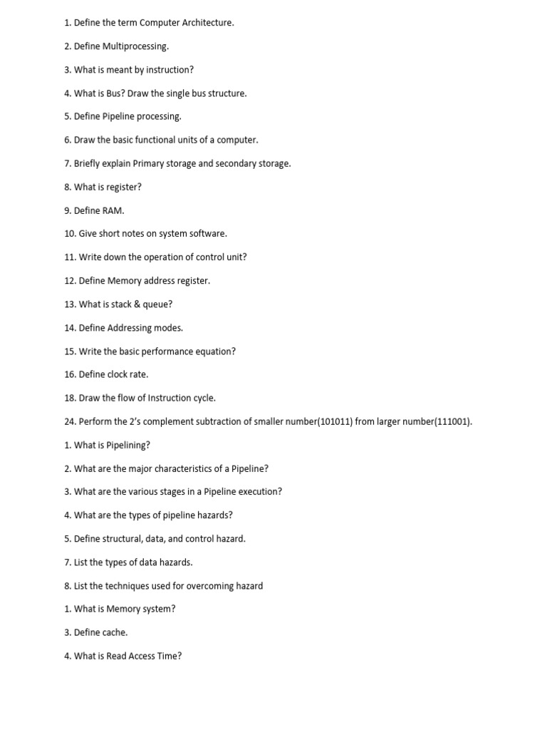 Coa | PDF | Random Access Memory | Computer Data Storage