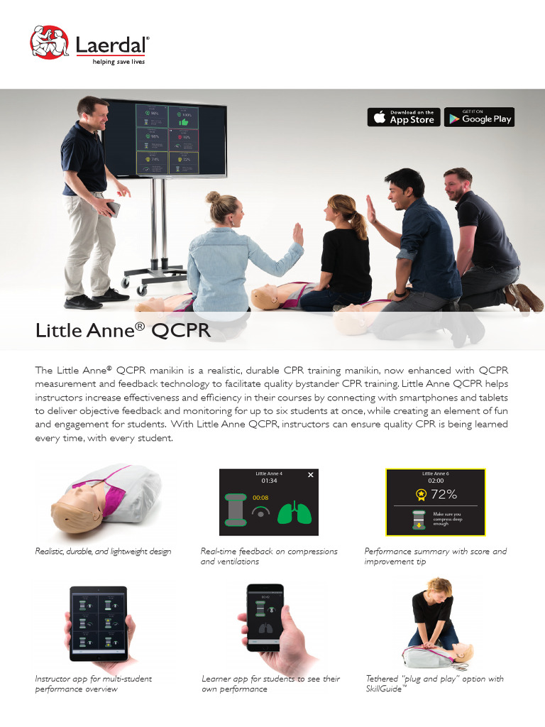 Little Anne QCPR | PDF | Cardiopulmonary Resuscitation