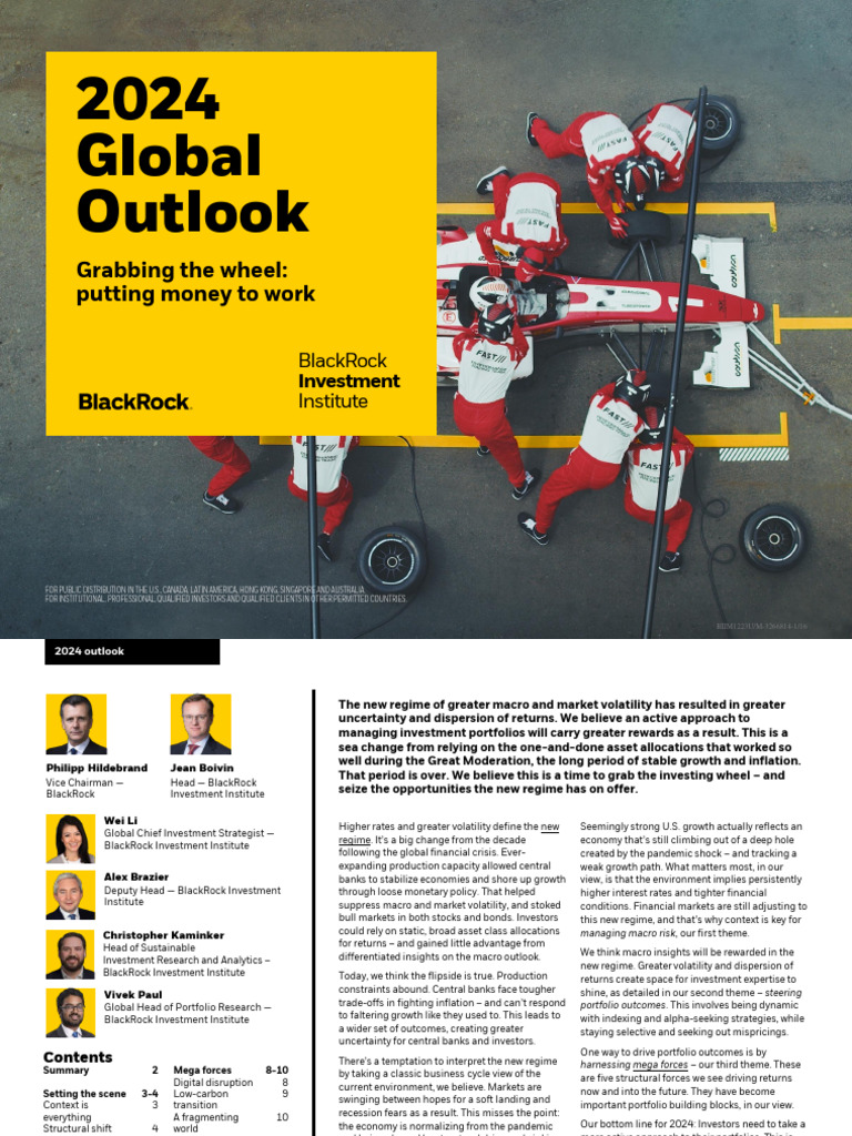 Bii Global Outlook 2024 | PDF | Inflation | Investing