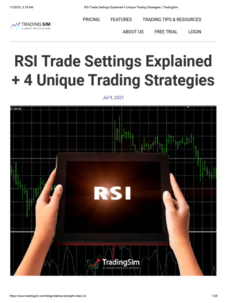 Optimal RSI Settings for Trading Strategies | PDF | Financial Markets ...