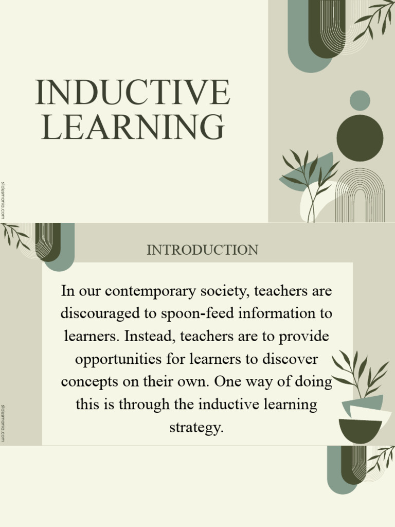 Inductive Learning Strategy Explained | PDF | Inductive Reasoning ...