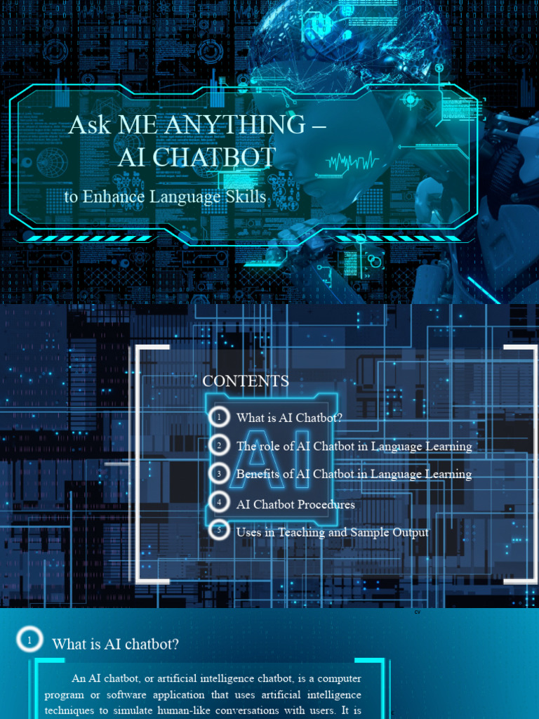 Artificial Intelligence To Enhance Language Skills Presentation in Blue An - 20231031 - 162640 ...