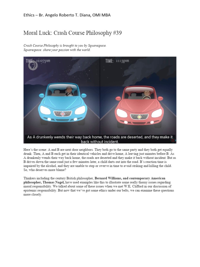 39 Moral Luck | PDF | Morality | Luck