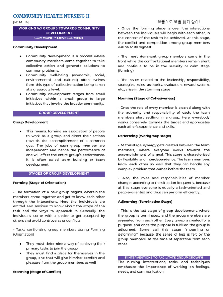 Community Health Group Dynamics | PDF | Electronic Health Record ...
