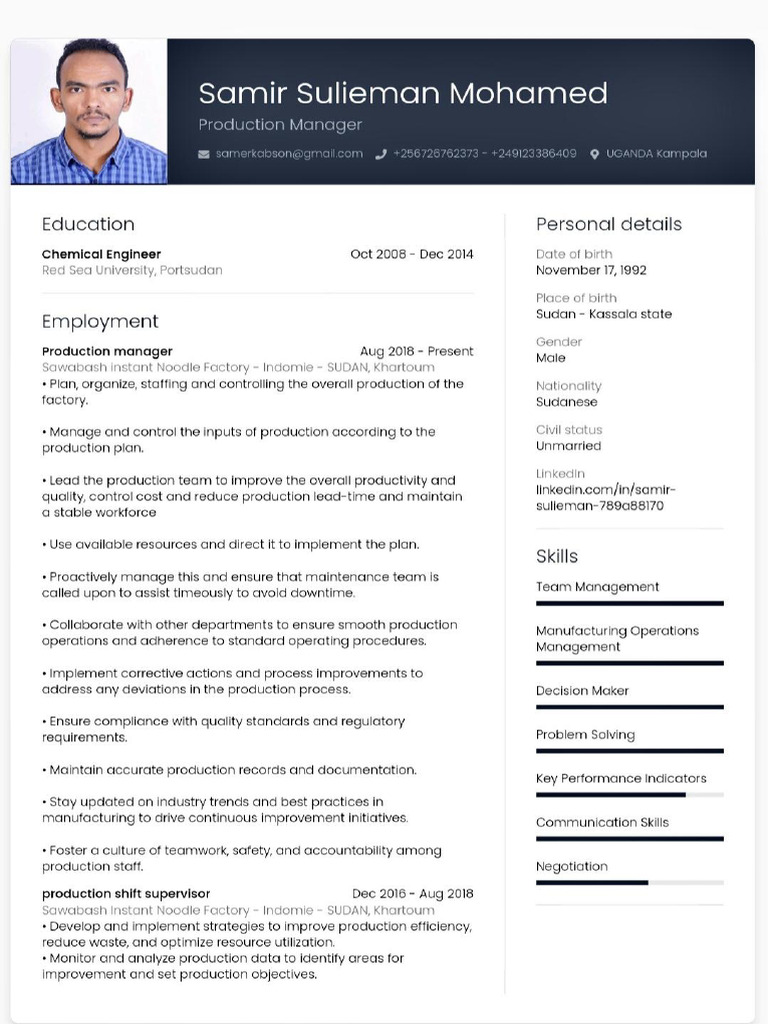Samir Updated CV Oct 2023 | PDF