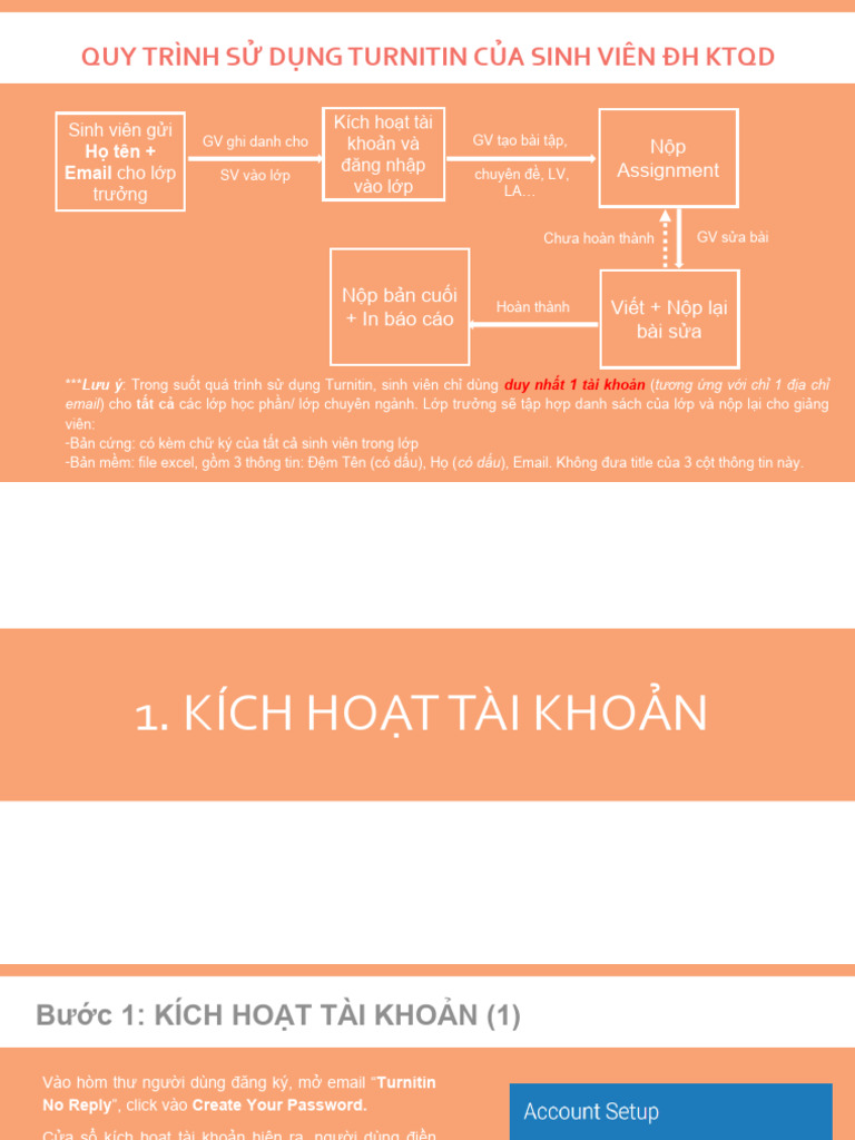 8. Hướng dẫn sử dụng Turnitin cho Sinh viên K65 | PDF