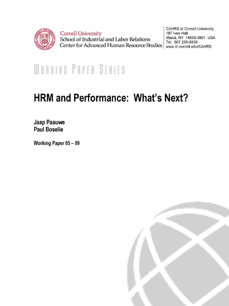 HRM 1 | PDF | Human Resource Management | Strategic Management