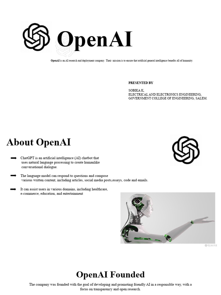 Open AI | PDF | Artificial Intelligence | Intelligence (AI) & Semantics
