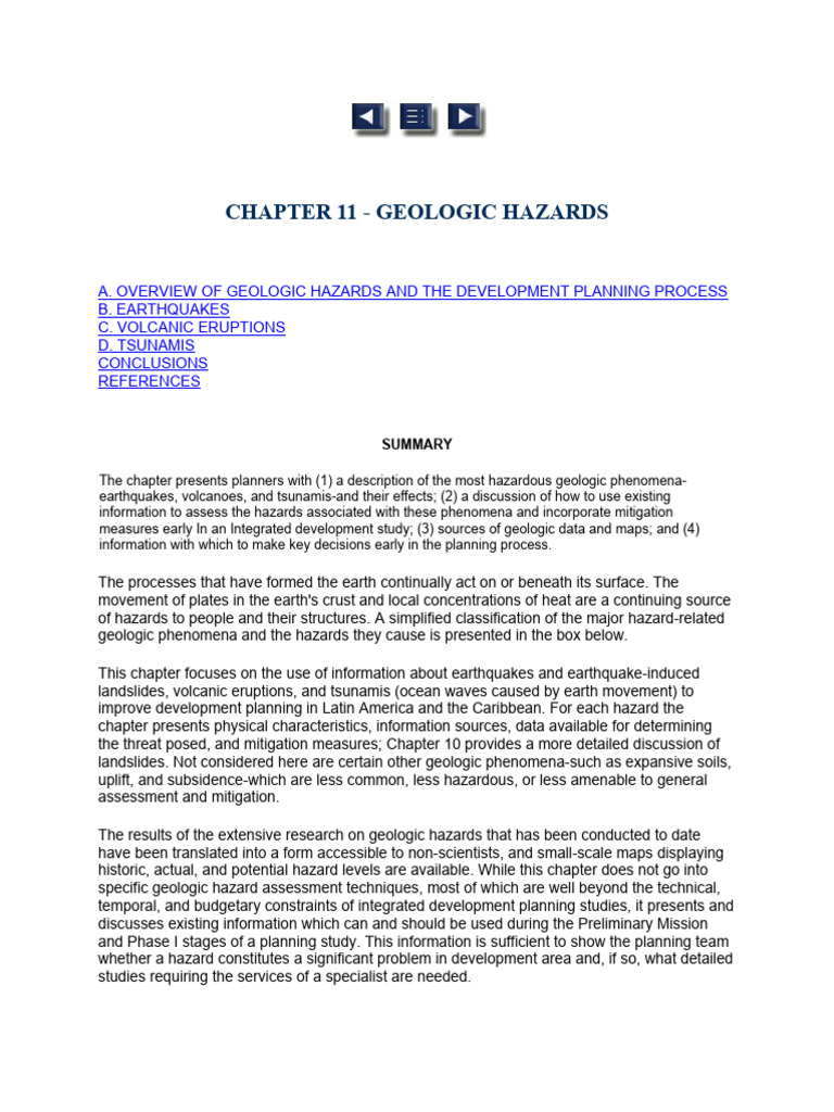 Geologic Hazards | PDF