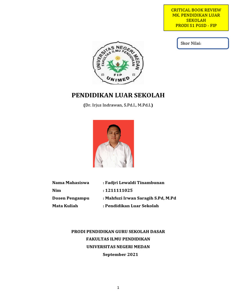 Cbr-Pls-Fadjri Lewaldi Tinambunan-B-2021 | PDF