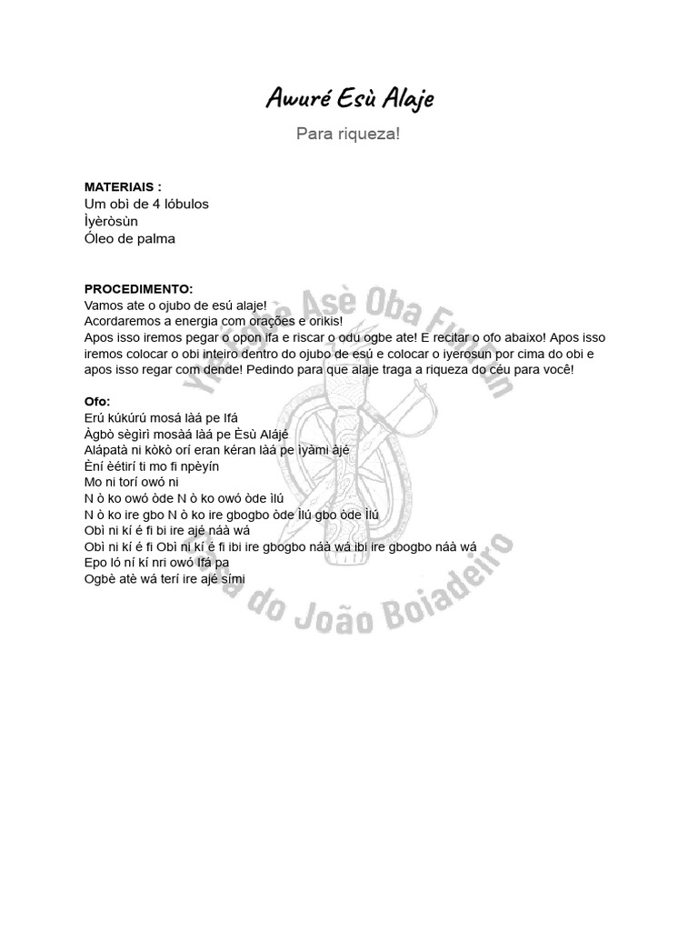 Awuré Esù Alaje | PDF
