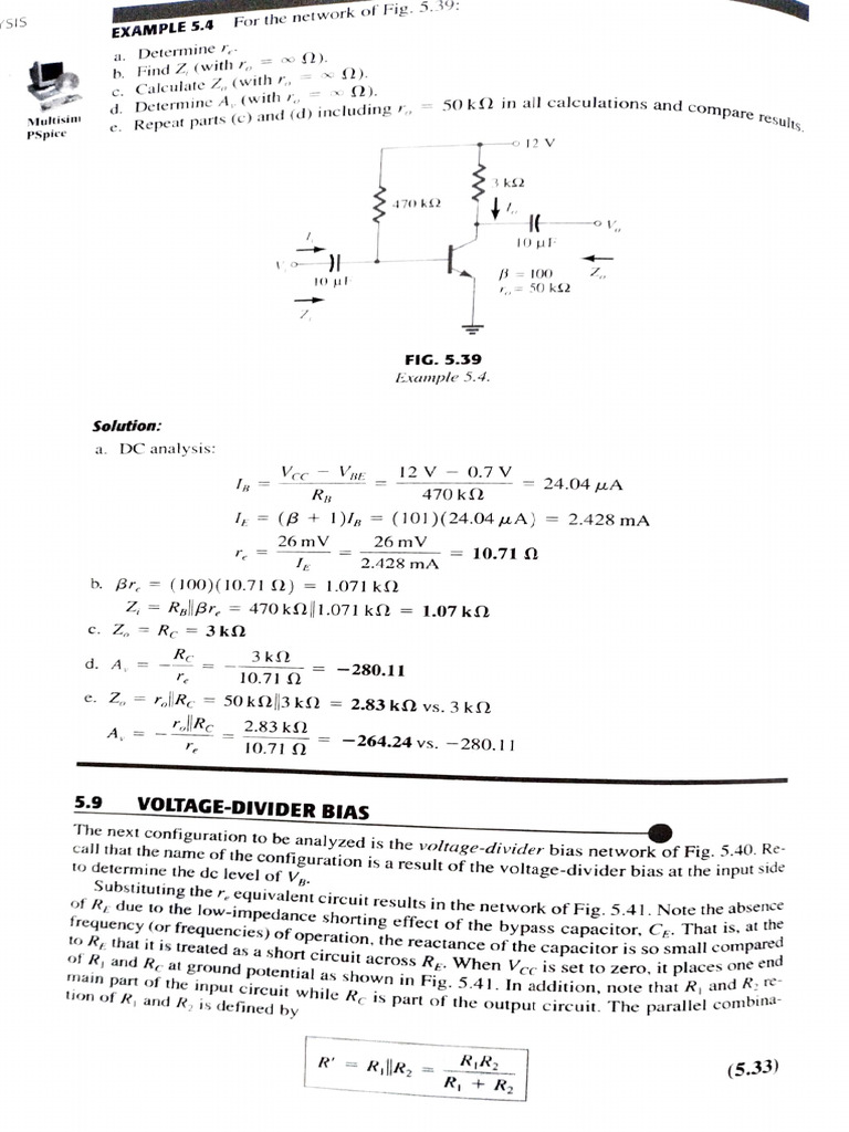 Prob 1 | PDF | Electrical Network | Analog Circuits