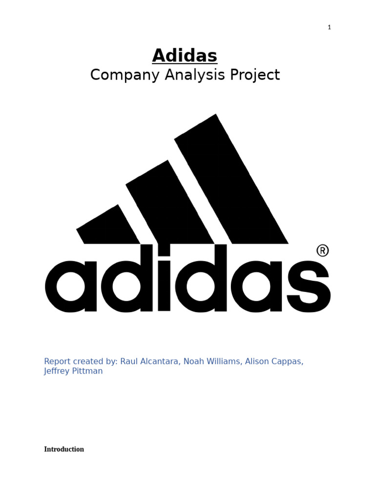 Adidas Company Evaluation Report | PDF | Adidas | Brand