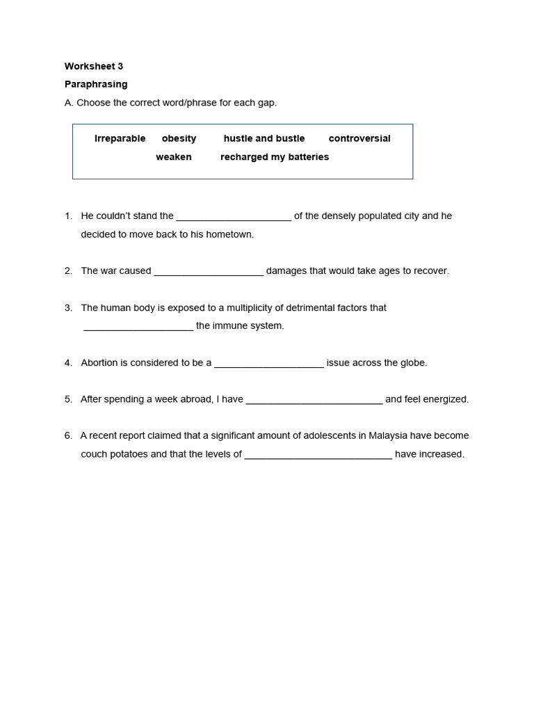worksheet3 | PDF