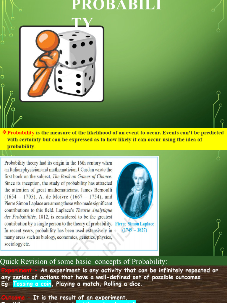 CL 10 CH 15 Probability | PDF | Probability | Probability And Statistics