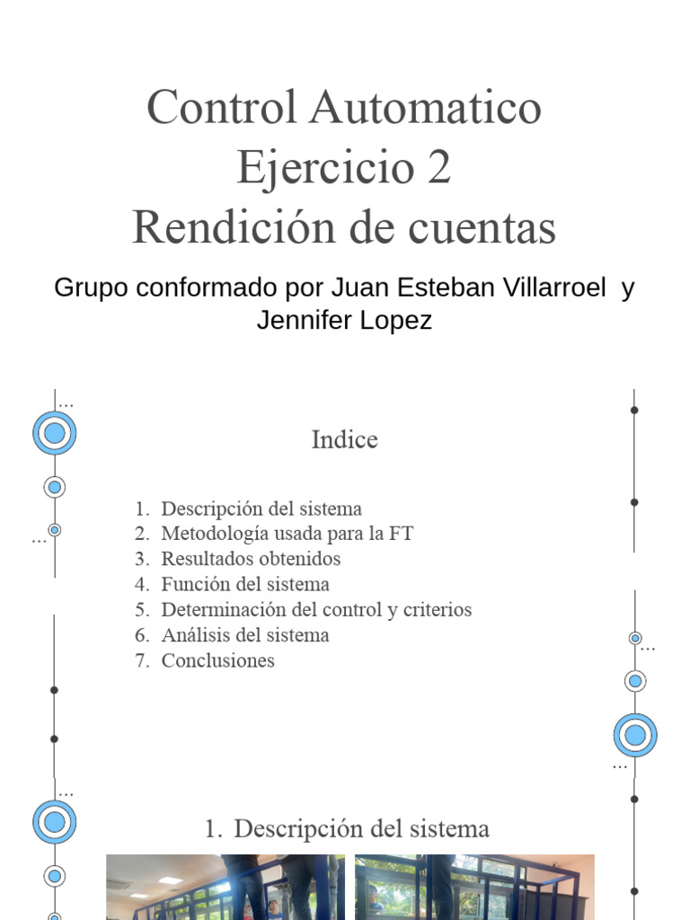Control Automatico Ejercicio 2 Rendición de cuentas | PDF