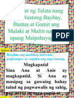 LP Pagpapalit NG Tunog Unahan Gitna Hulihan | PDF