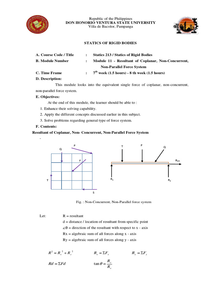 Module 11 Statics 213 | PDF