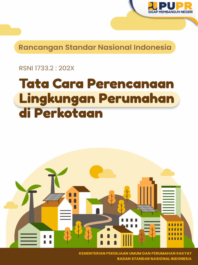 Perencanaan Lingkungan Perumahan RSNI | PDF