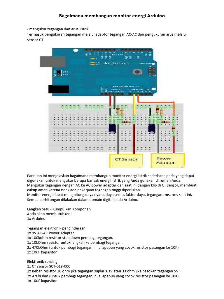 Cara Buat Energi Monitor | PDF