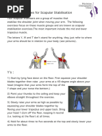 Scapula & Shoulder CARs | PDF