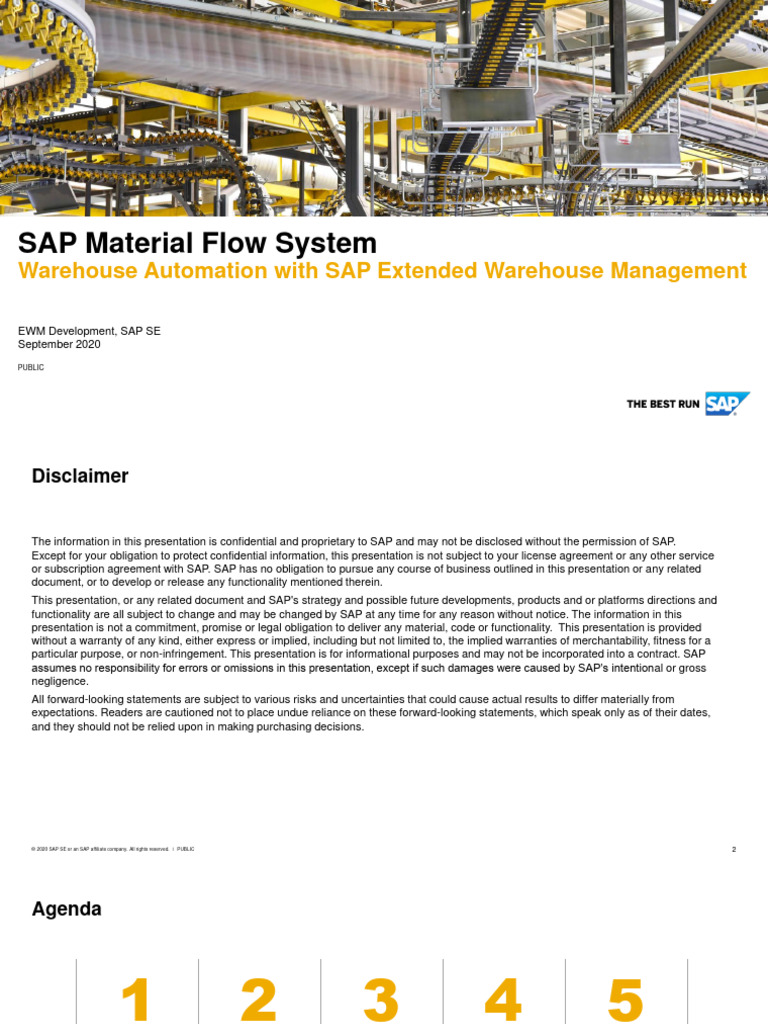 SAP EWM MFS September2020 | PDF | Business