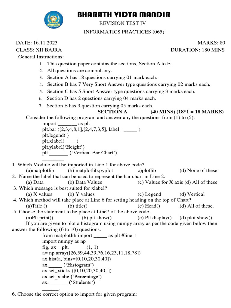 RT 4 Ip 065 | PDF | Histogram | Chart