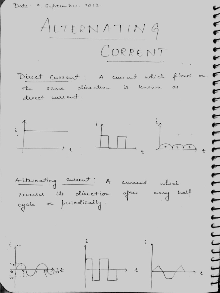 Alternating current | PDF