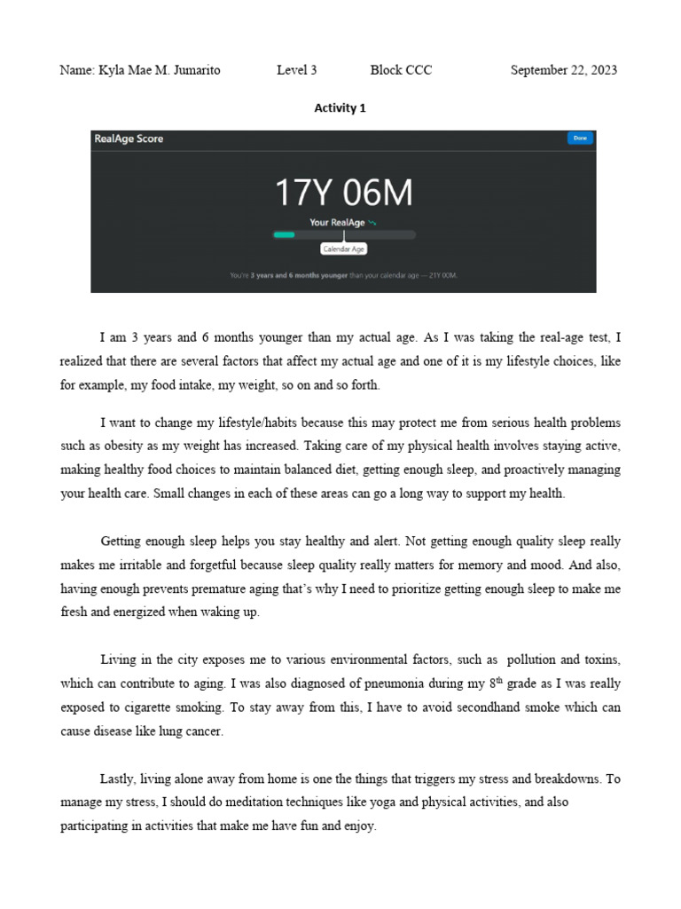 Jumarito NSG 131 Reflection Final | PDF