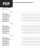 Timetable E1-E2 | PDF