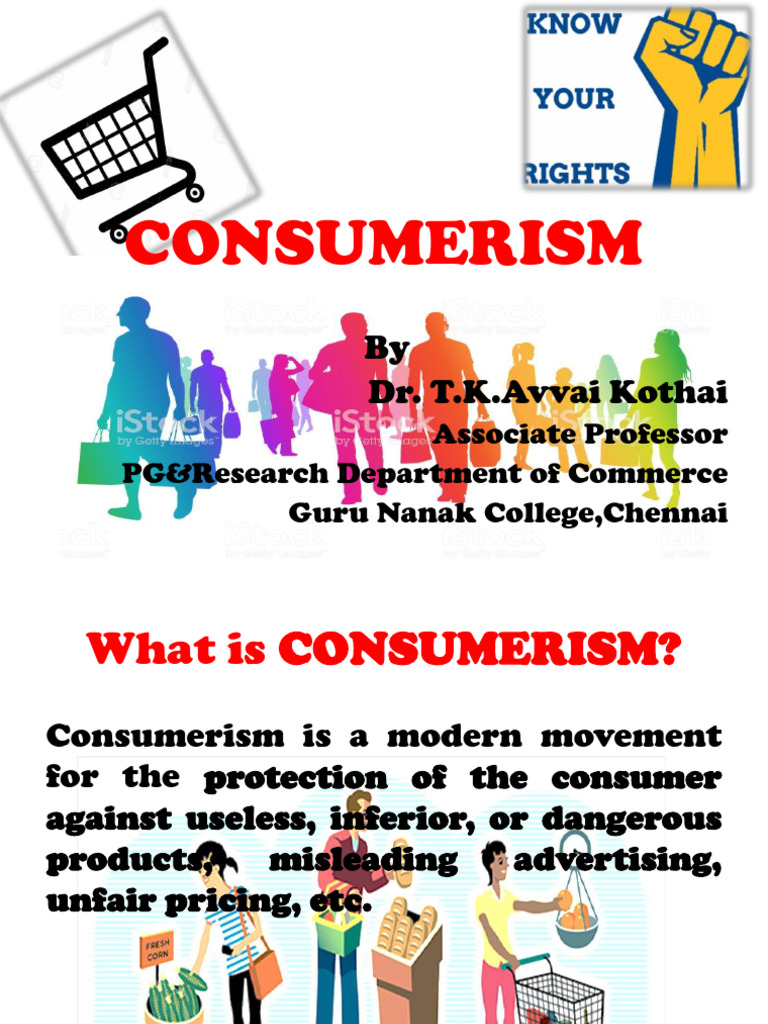 Consumerism Avvaikothai | PDF