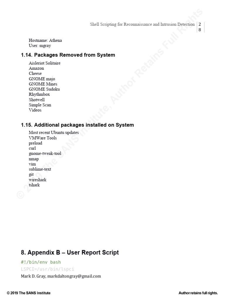 Shell Scripting For Reconnaissance and Incident Response | PDF | Domain Name System | Unix