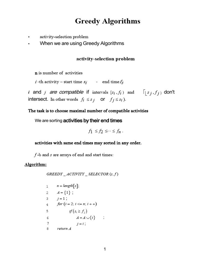 Lecture 5 Greedy Algorithms Eng | Download Free PDF | Systems Analysis | Discrete Mathematics